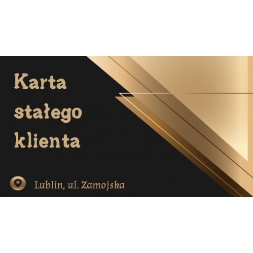 Karta stałego klienta 2 - 100 szt.